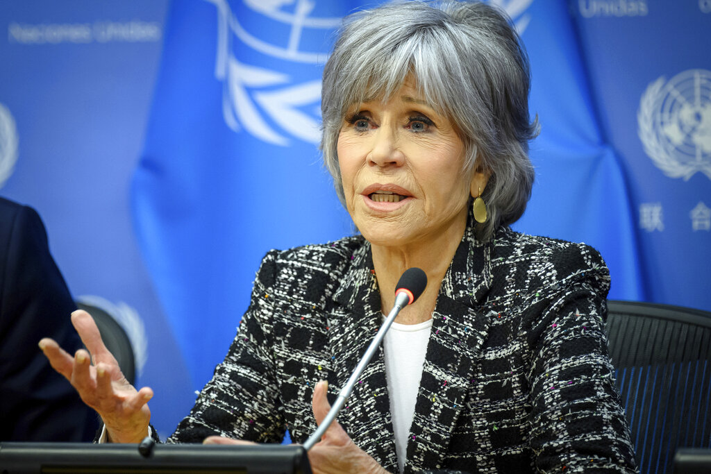 Jane Fonda campaigns to save ‘our brethren in the ocean’ | News, Sports ...